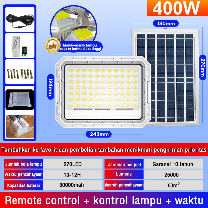 【Beli 1 gratis 1】Lampu tenaga surya 1000W Lampu solar panel Lampu sorot ... 【Beli 1 gratis 1】Lampu tenaga surya 1000W Lampu solar panel Lampu sorot ...