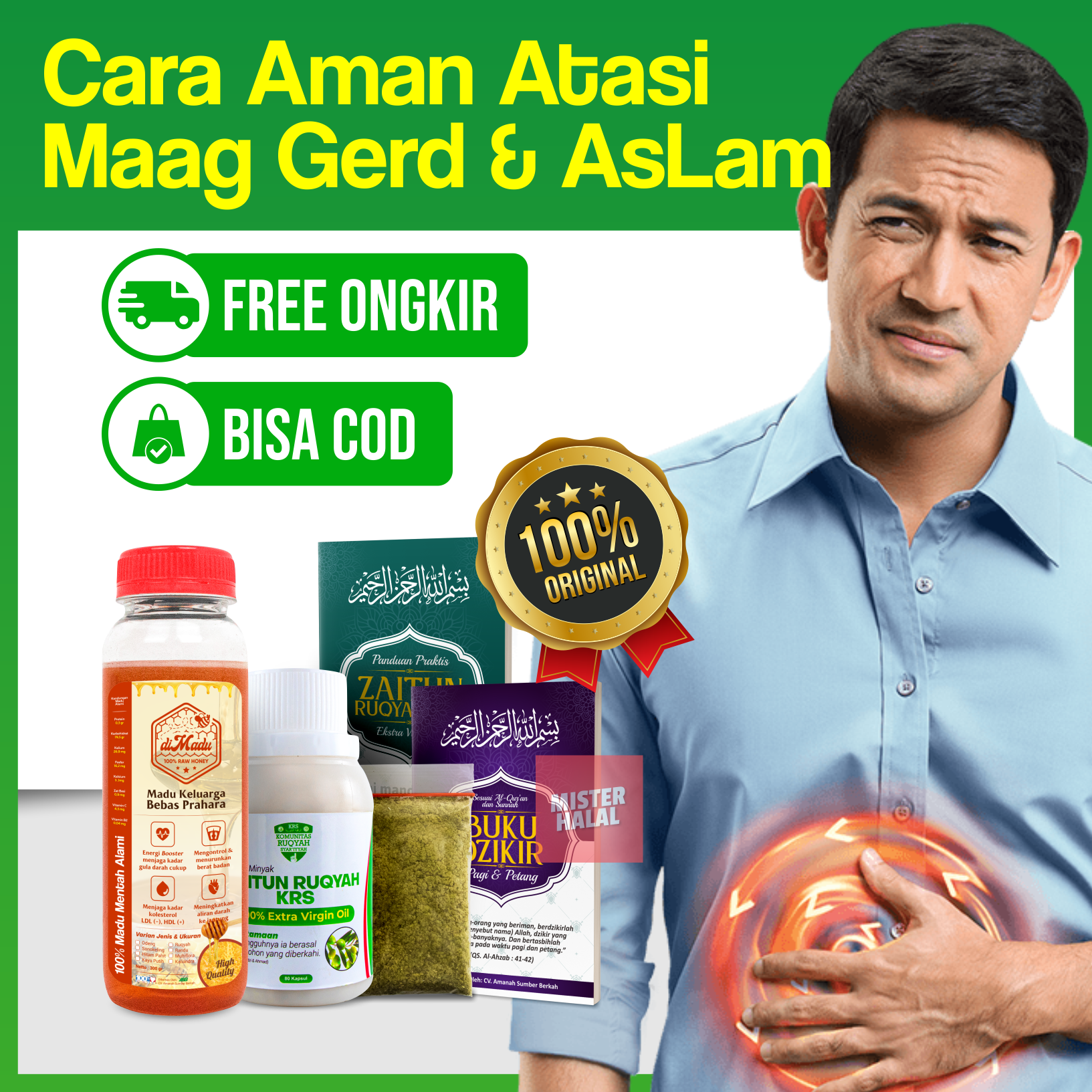 PAKET MAAG TUNTAS KRS - Atasi Maag & Asam Lambung, Kronis Akut, GERD ...