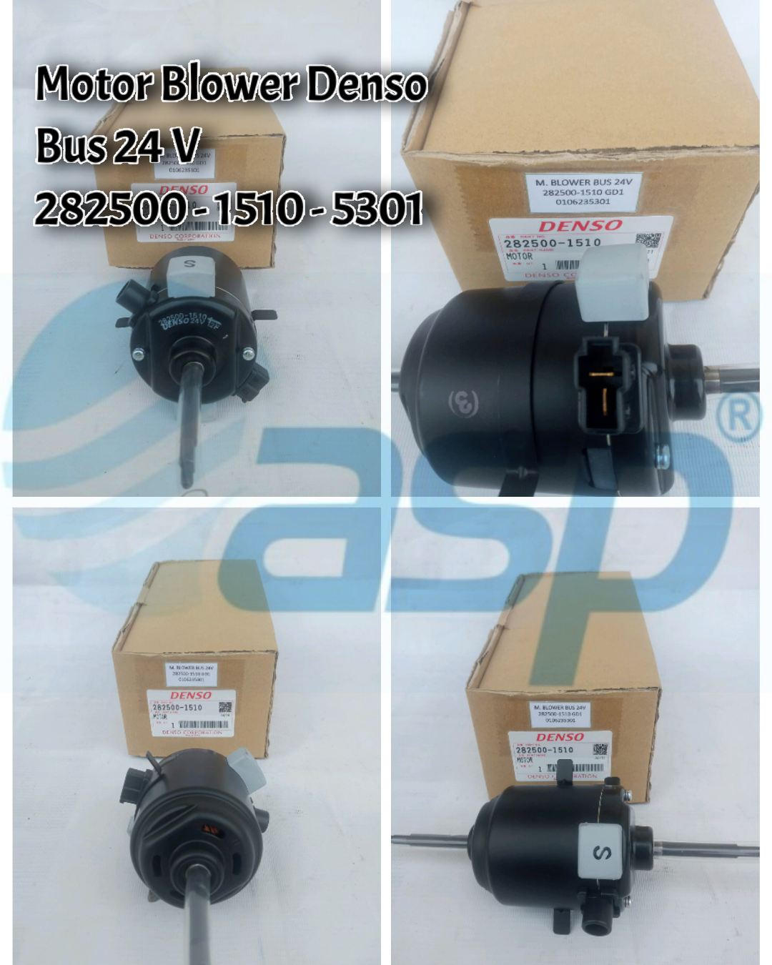 MOTOR BLOWER DENSO BUS 24V 1510 SPAREPART AC MOBIL DAN BUS 100% ...