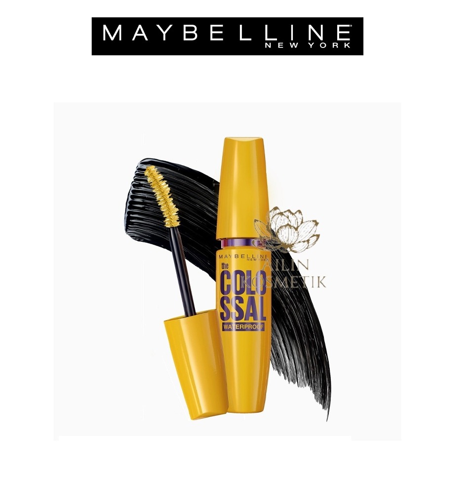 MAYBELLINE The Colossal Waterproof Mascara / Maybelline Maskara Anti ...
