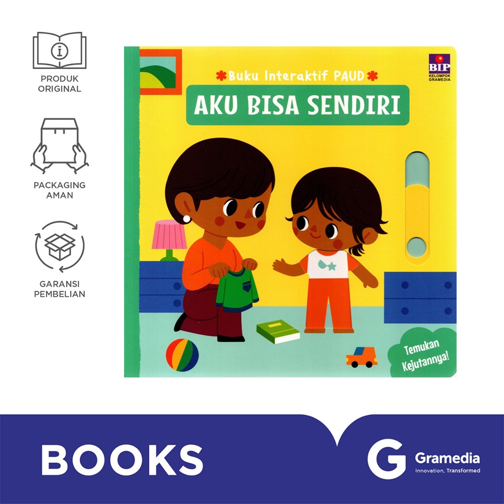 Buku Anak - Buku Interaktif Paud Aku Bisa Sendiri (Boardbook Mekanik ...