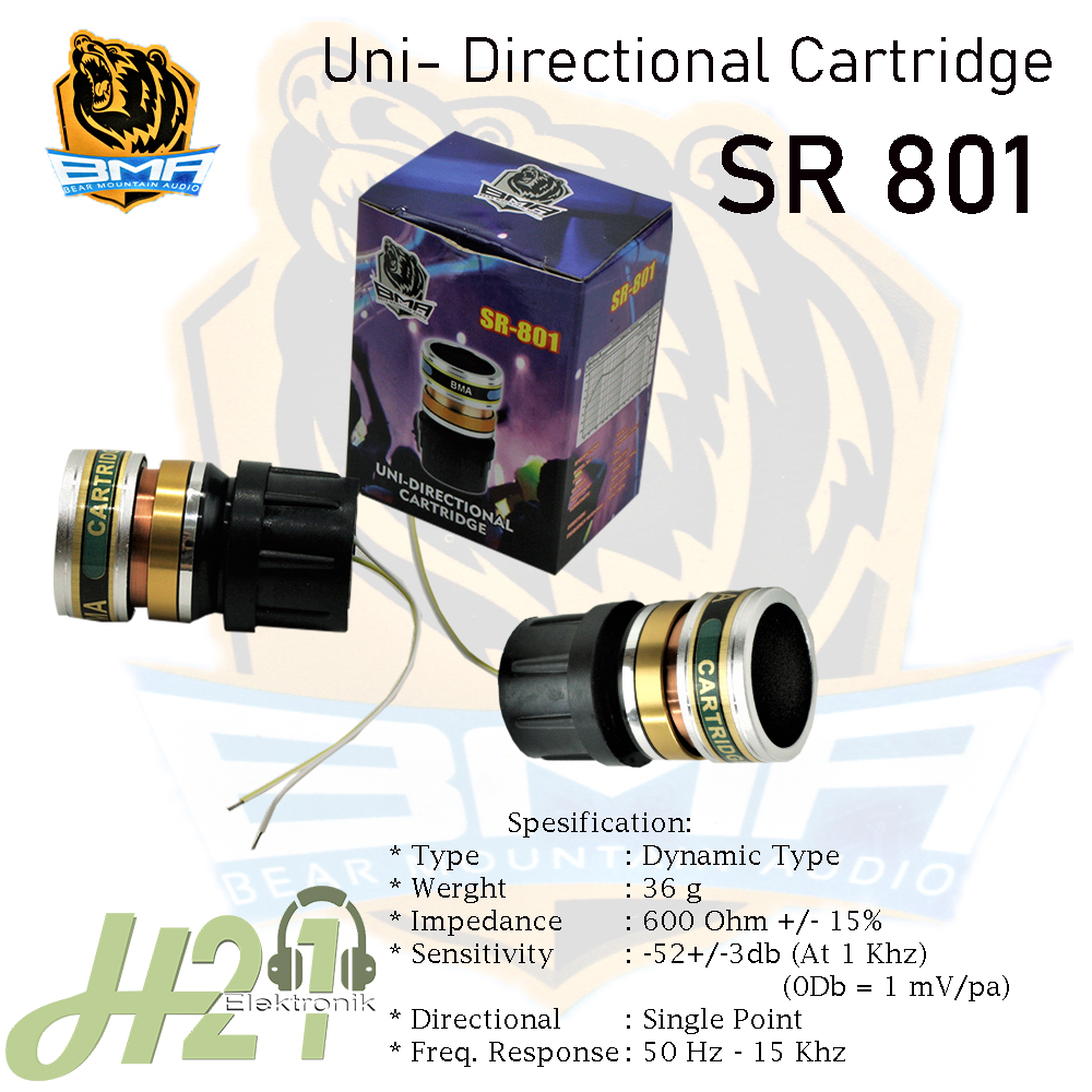 Spool Microphone BMA SR 801 / Spul / Spull / Cartridge Mic | Lazada ...