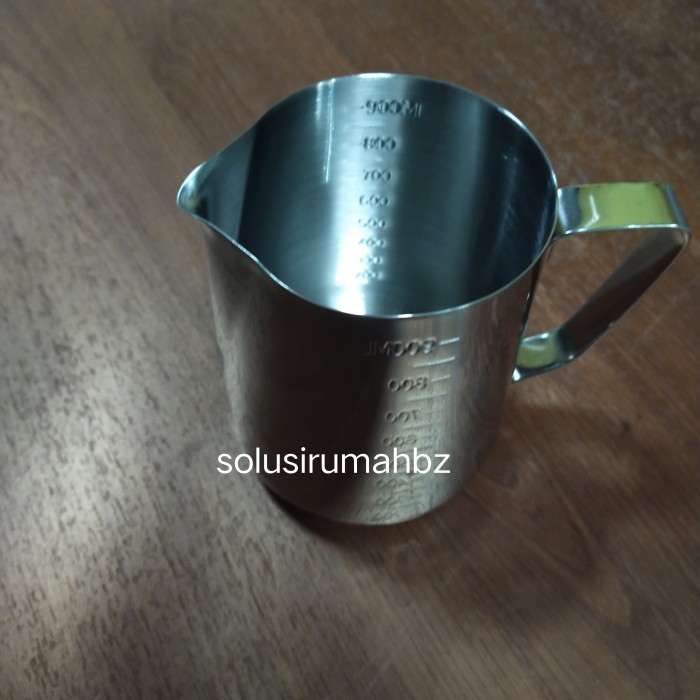 gelas takar ss 1000ml ukur 1000 cc ml 1000cc stainless steel 1 L 1L ...