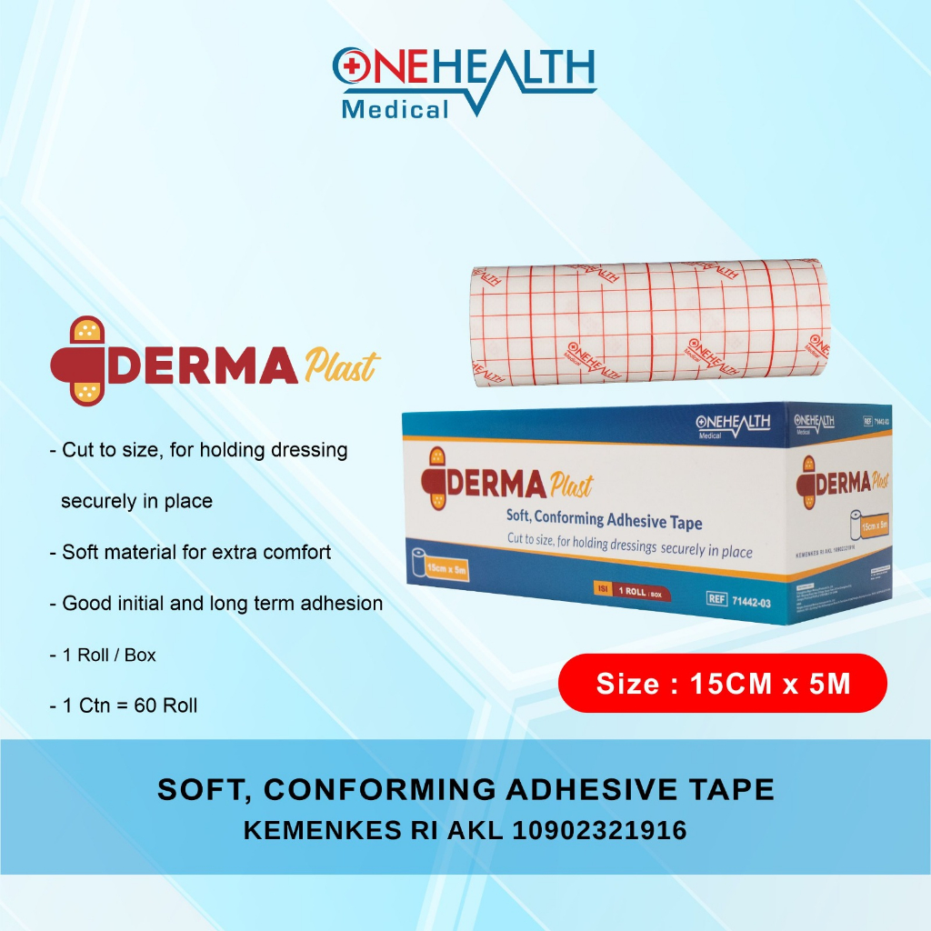 Plester Perban Medis Luka Operasi Anti Air Plesterin Gulung Roll 15 cm ...