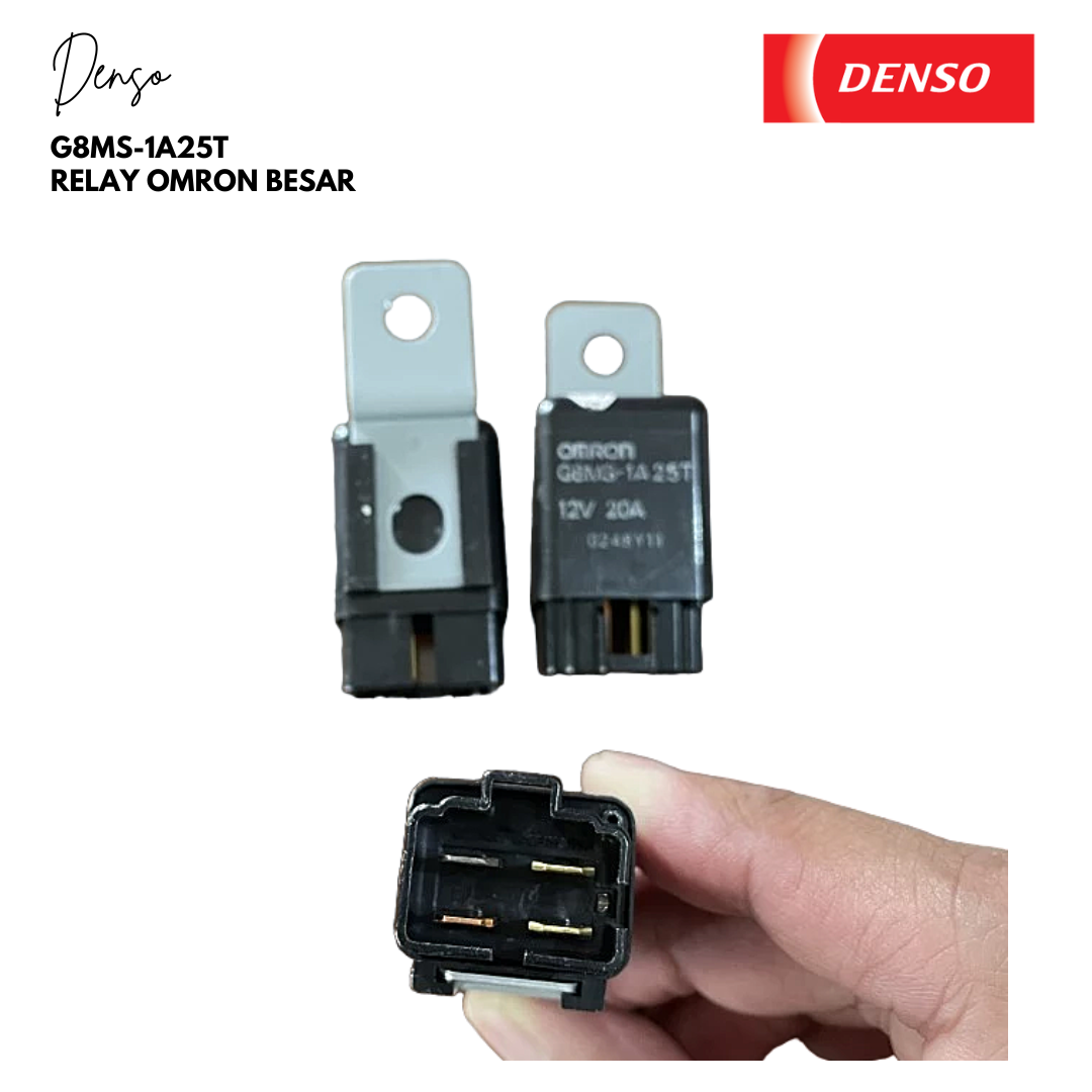 Relay Omron 12v 4pin Japan G8MS-1A25T Satuan Relay AC Mobil DENSO ...