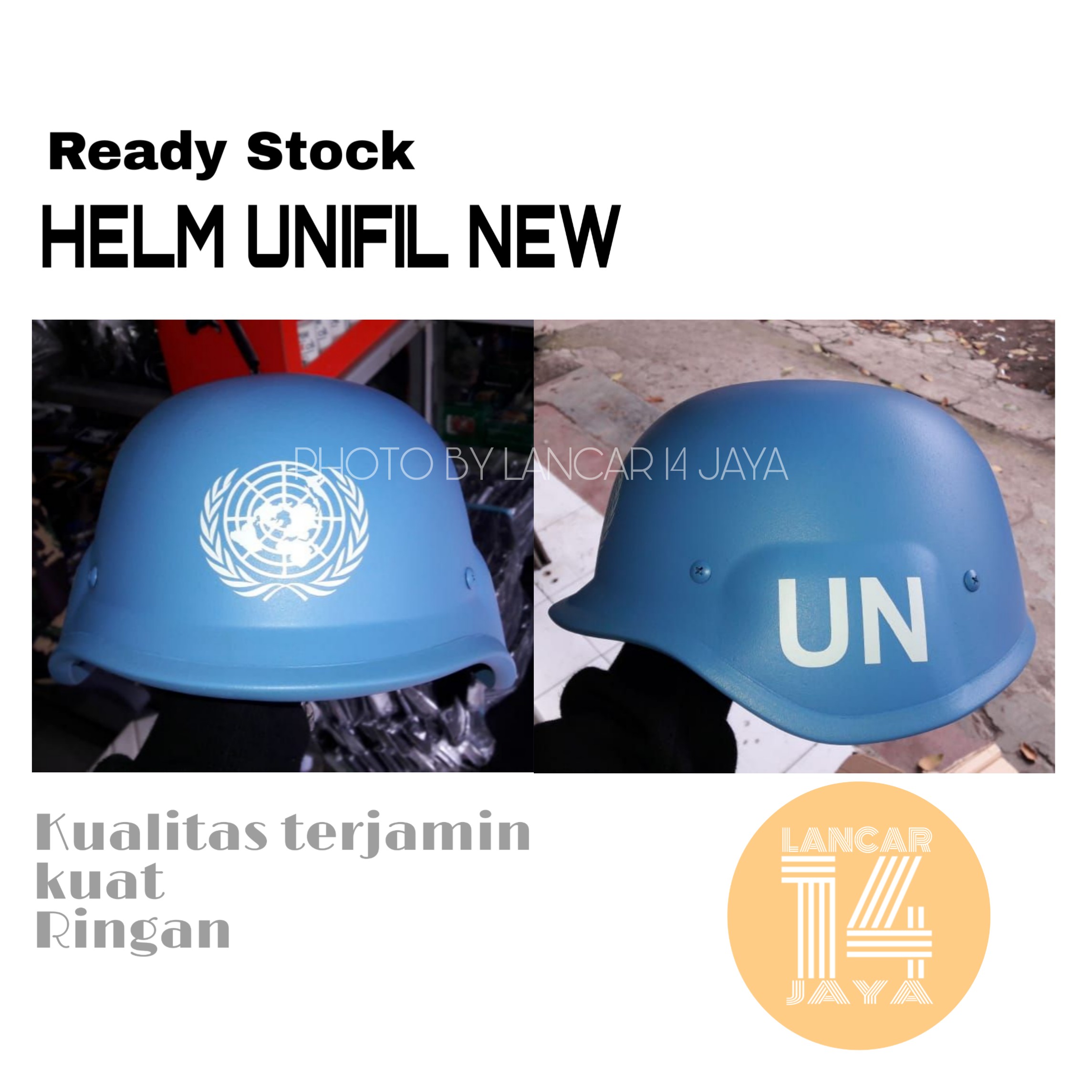 Helm tni UNIFIL /helem pendidikan / helem unifil / helem UN Terbaru ...