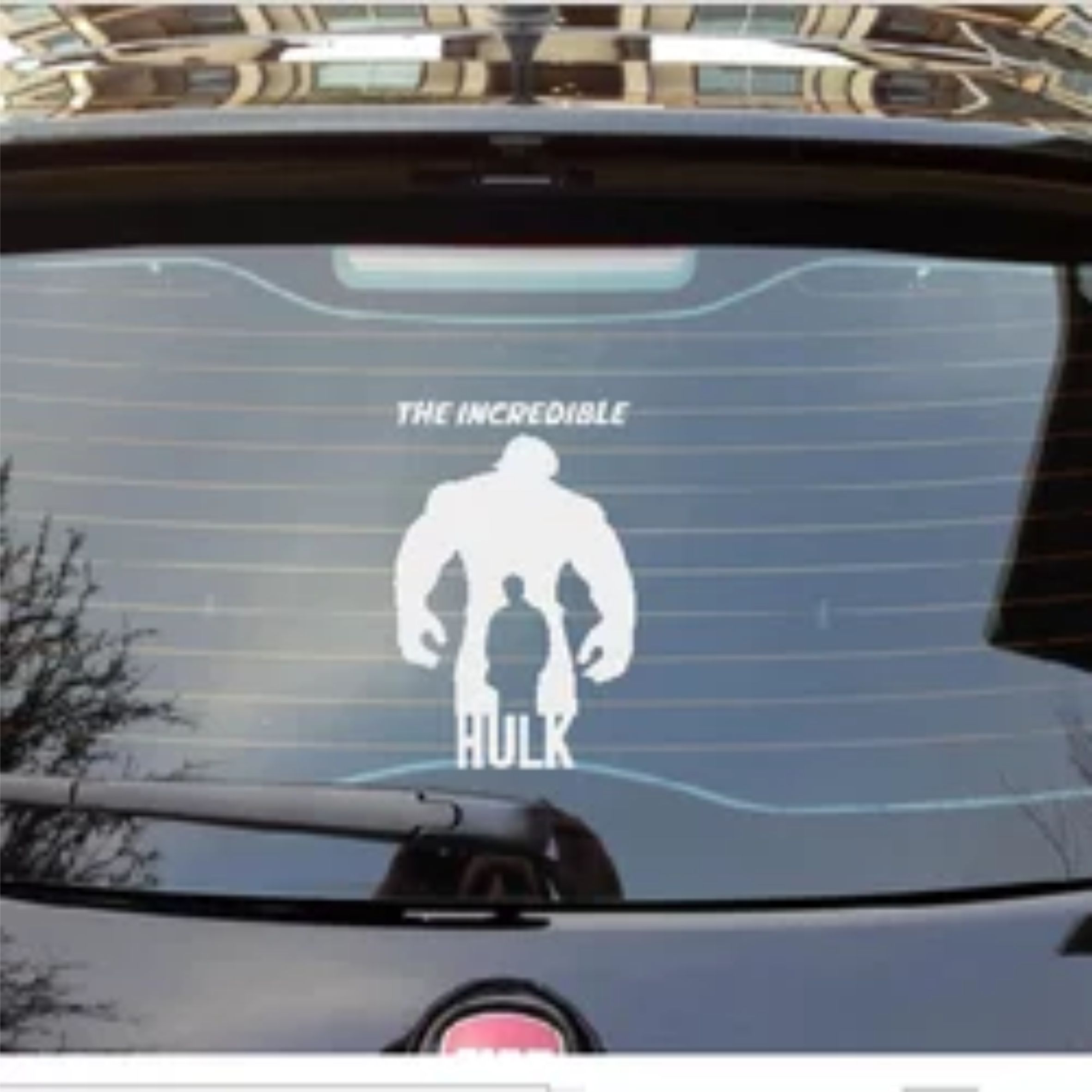 CUTTING STICKER MOBIL HULK SILUET 30CM STIKER KACA MOBIL / BODY OK ...