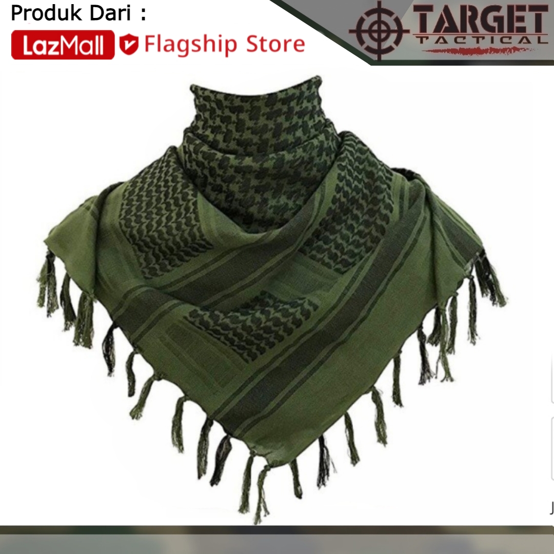 Sorban Tactical Shemagh Scarf Syal Muslim Army Loreng Baju Koko ...