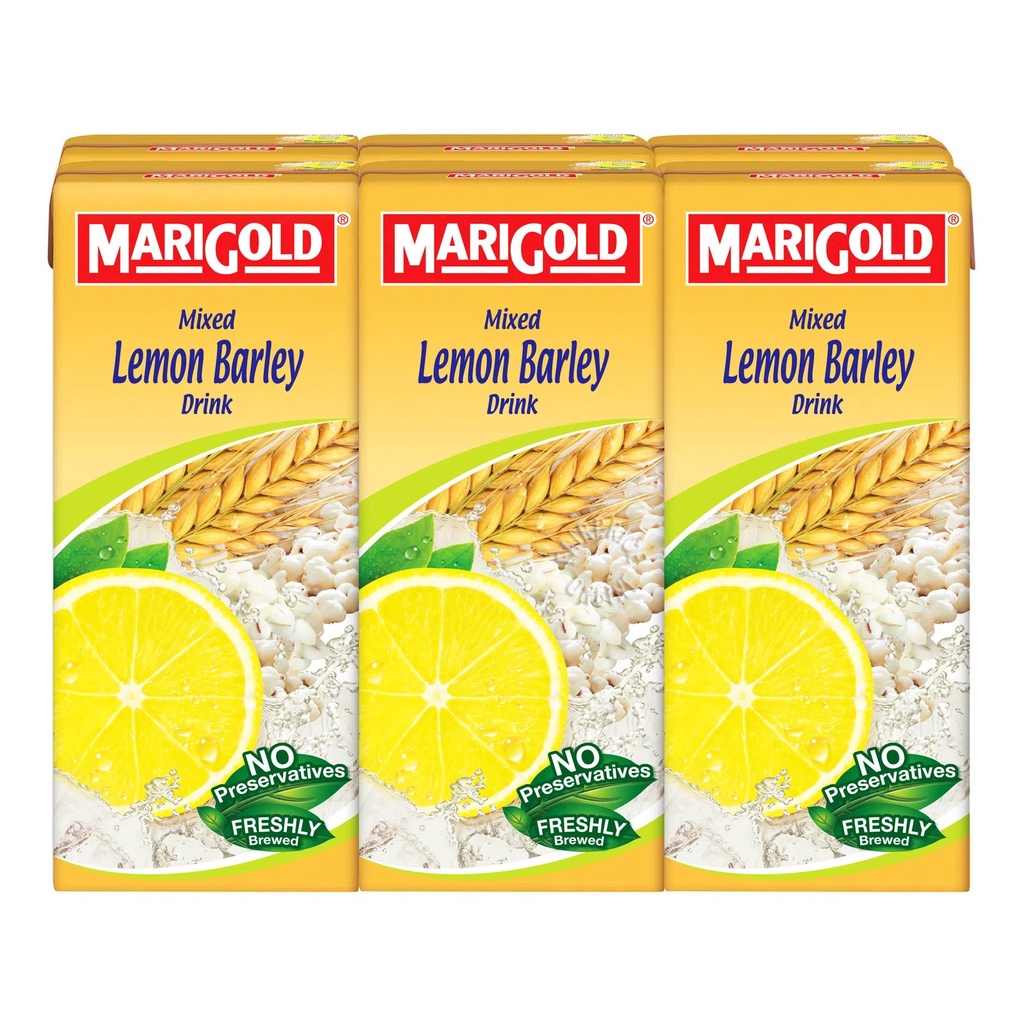 (Ready) Marigold Packet Drink Lemon Barley 6sX250ml | Lazada Indonesia