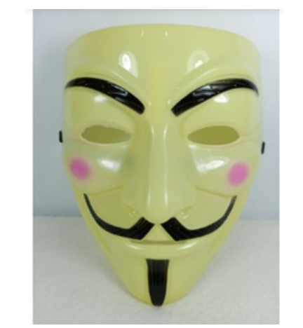 Topeng Anonymous / Topeng Hacker / Topeng Keren | Lazada Indonesia