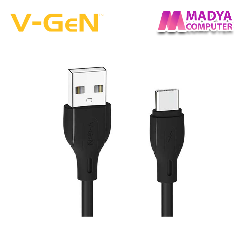 USB Data Cable V-Gen VGC-03 3A Type-C Fast Charging | Lazada Indonesia