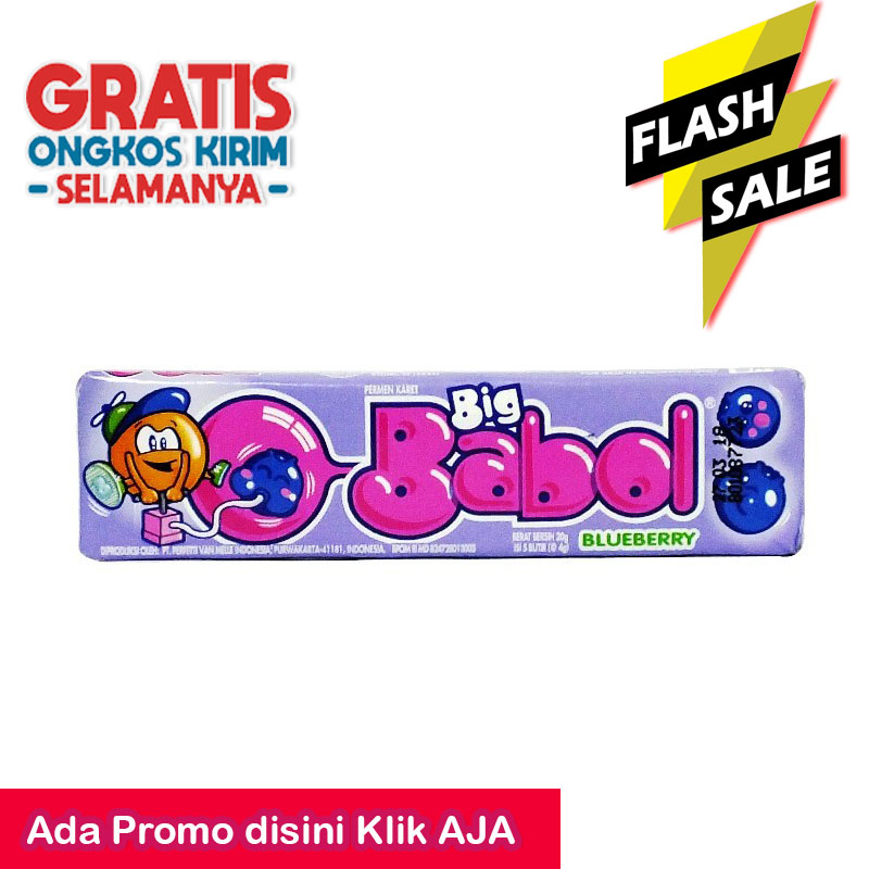 permen karet Big Babol blueberry Stick 20 gr | Lazada Indonesia