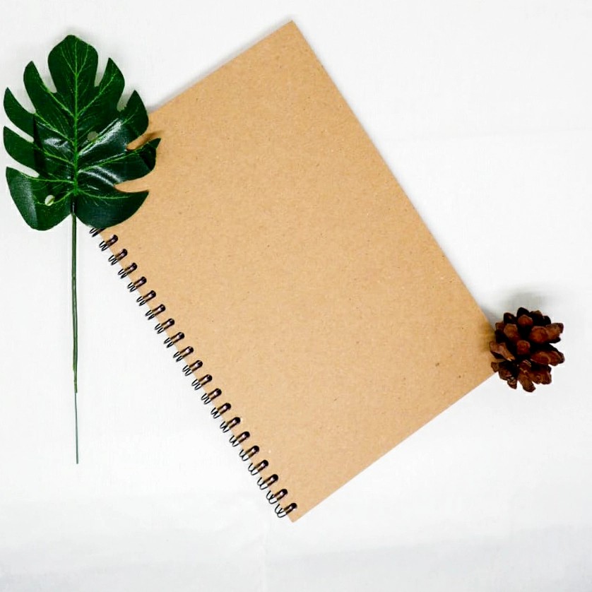 note book simple A6 grid line dotted bahan hvs 100 gr halus keren rapih ...