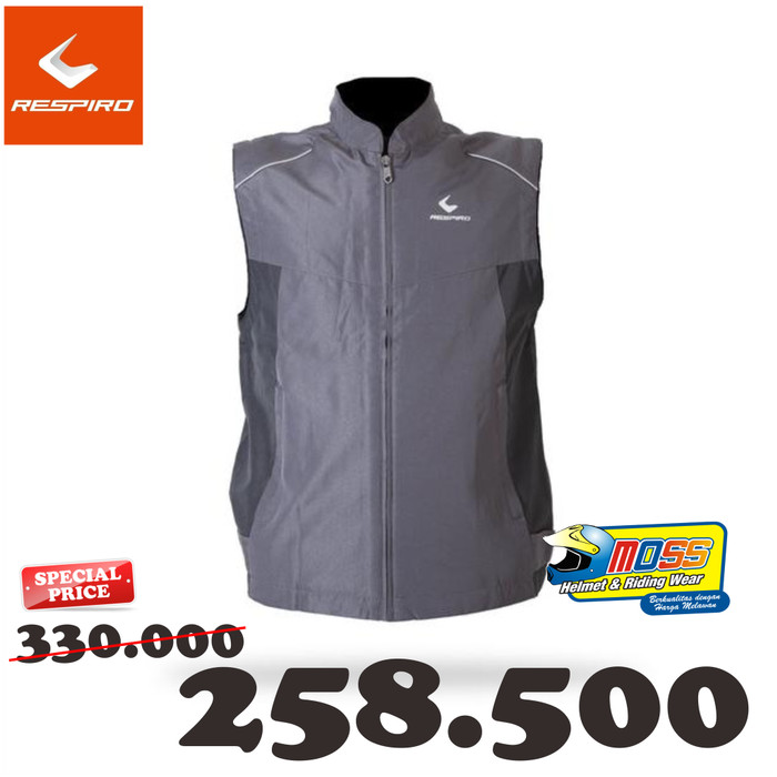 Rompi Motor Respiro G-Vest Charcoal Black Original Product | Lazada ...