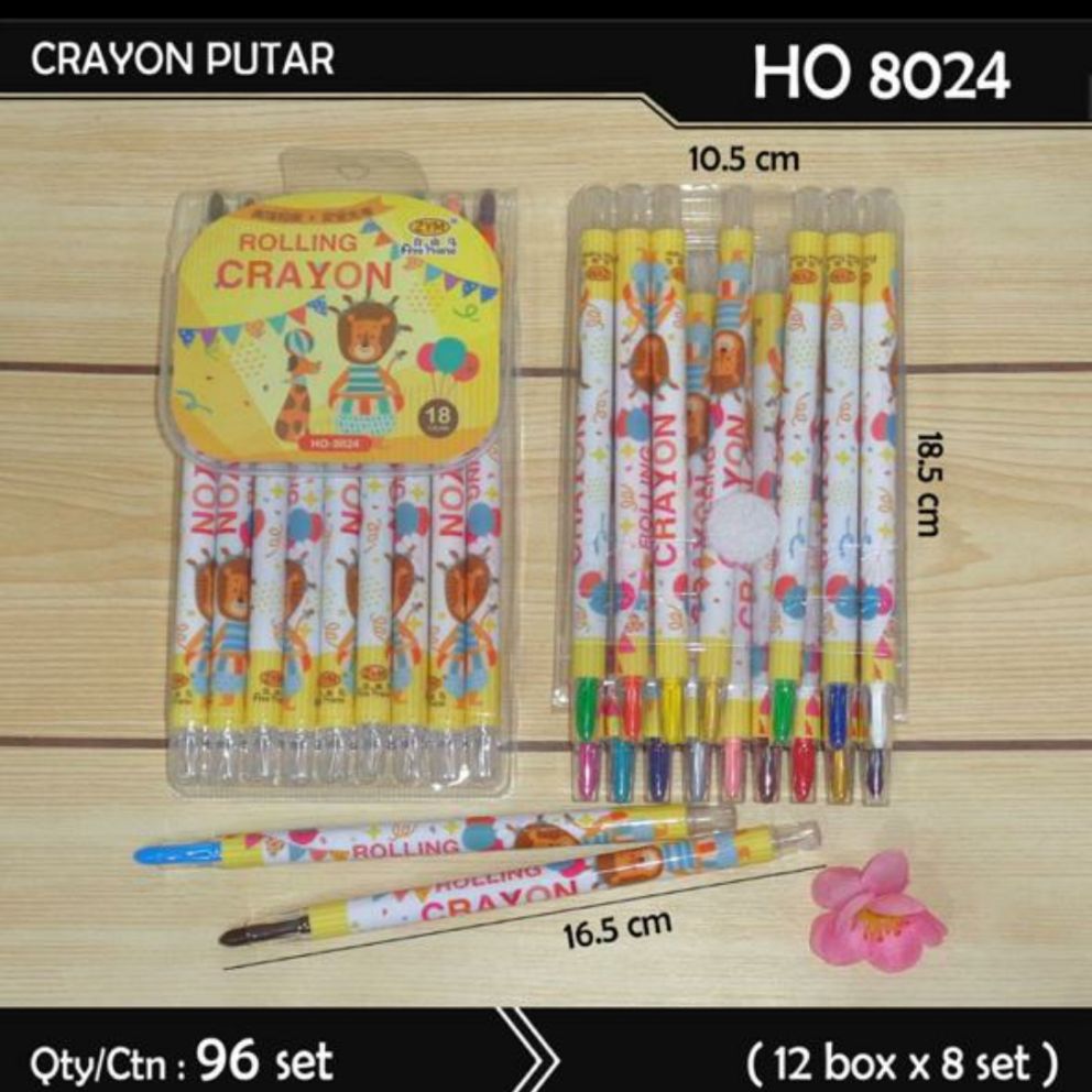CRAYON PUTAR KARAKTER 1 SET | Lazada Indonesia