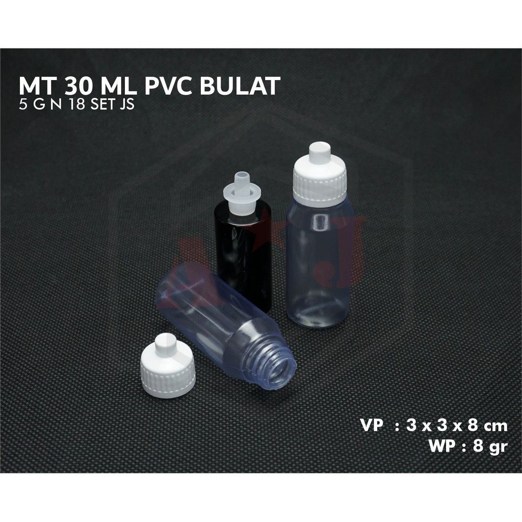 Botol Minyak Telon Pvc Bulat 30/60 Ml/Botol Kosong Minyak Telon 30/60 ...