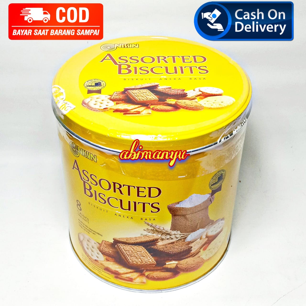 NISSIN ASSORTED BISCUITS - BISKUIT NISSIN KALENG YELOW 650 gr | Lazada ...