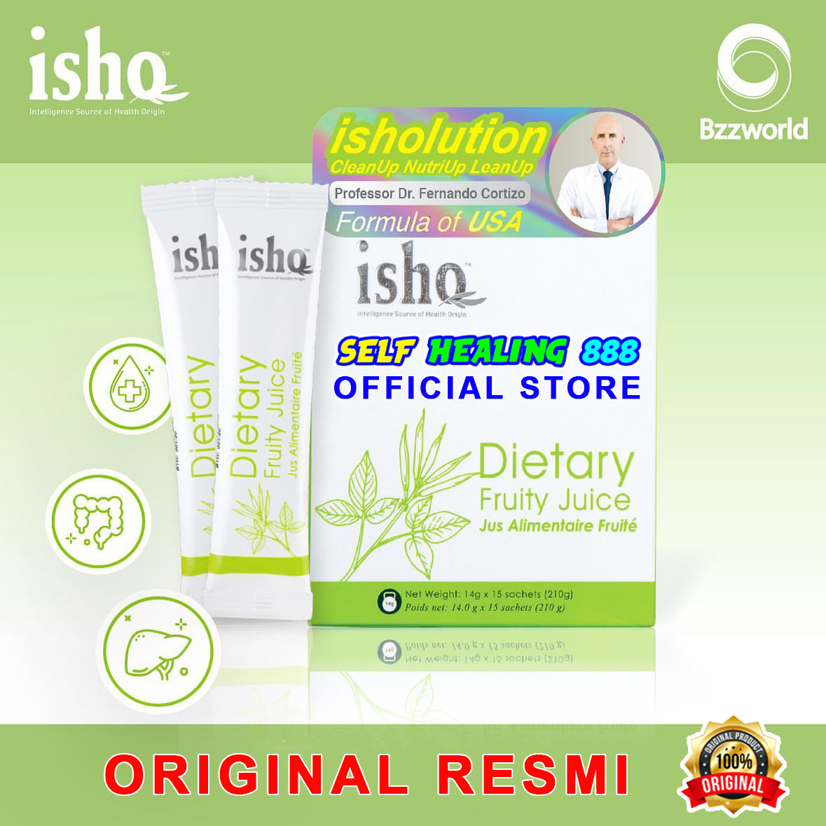 1 Sachet Isho Dietary Fruity Juice | Lazada Indonesia