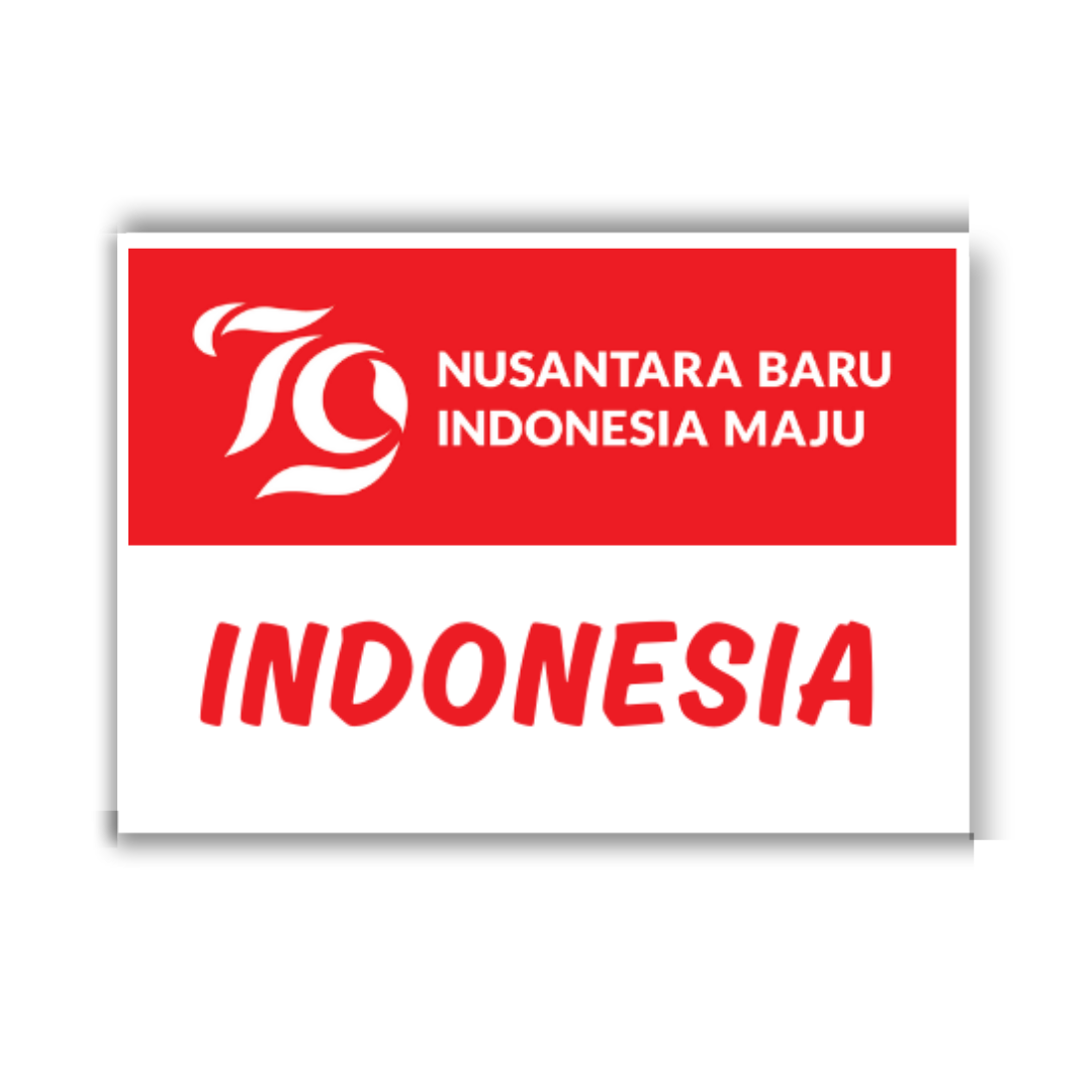 [ 1 PAX ISI 75 Pcs ] Sticker Pipi Merah Putih, Stiker Merah Putih ...