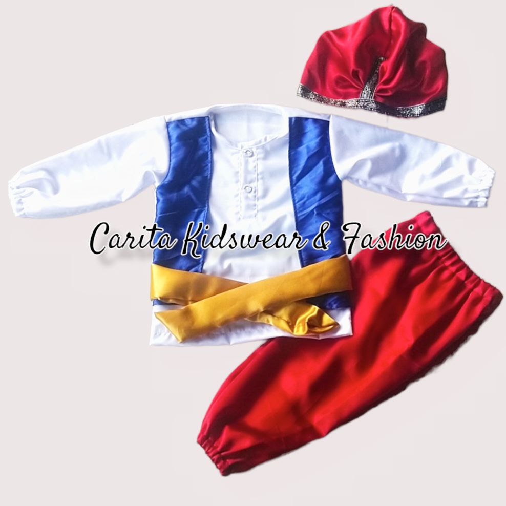 Kostum Aladin Cosplay Disney Baju Kostum Karnaval Ulang Tahun Anak Baju ...