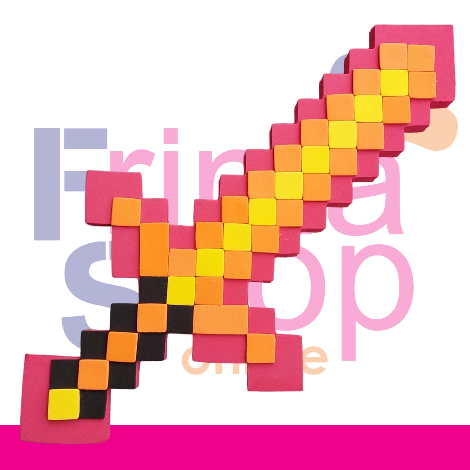 Mainan Pedang Minecraft Fire Sword | Lazada Indonesia