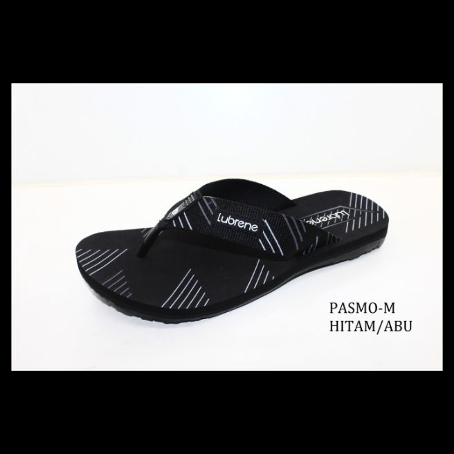 SANDAL LUBRENE SPONGE PASMO-M HITAM/ABU | Lazada Indonesia