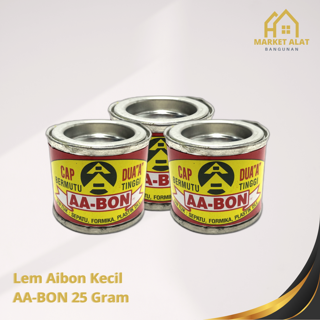Lem Aibon Kecil AA-BON 25 Gram / Lem Aibon Kaleng Kecil AABON / Lem Aibon Mini AA BON | Lazada ...