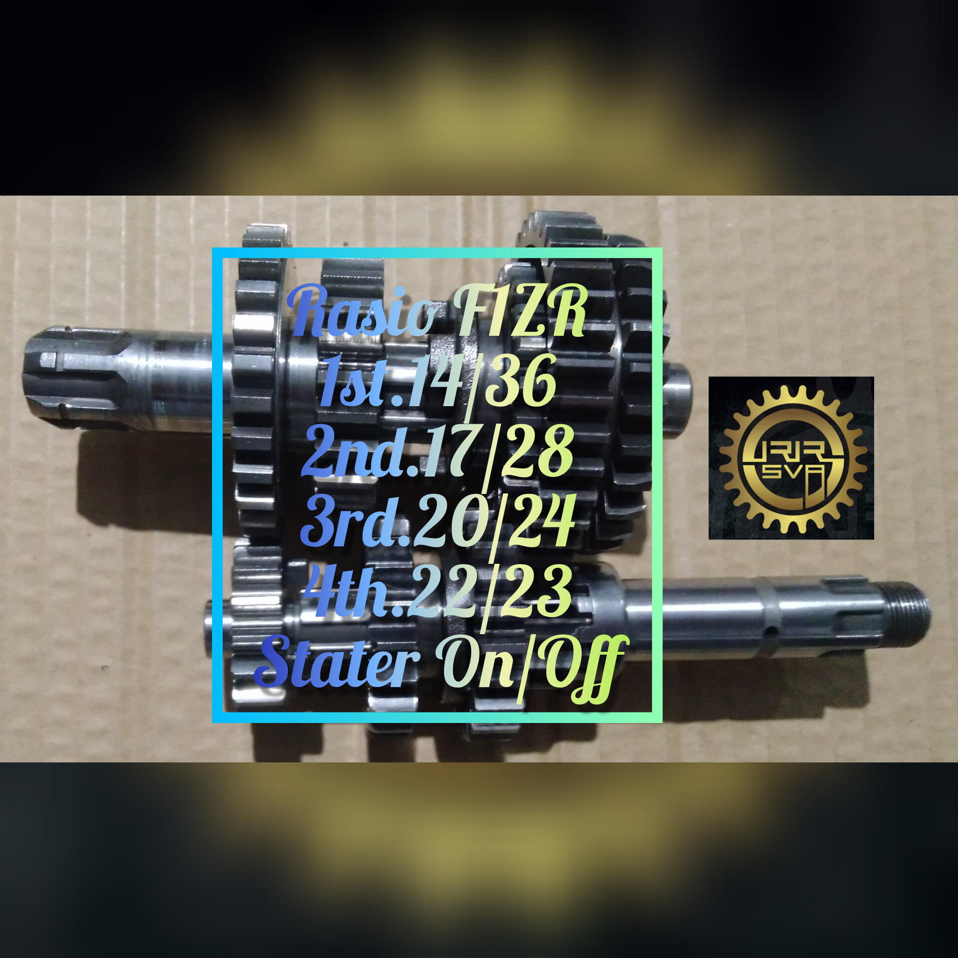 Gigi Rasio Gear Ratio Gir Rasio Yamaha F1ZR (FIZR) (FIZ R) (Force 1) F1 ...