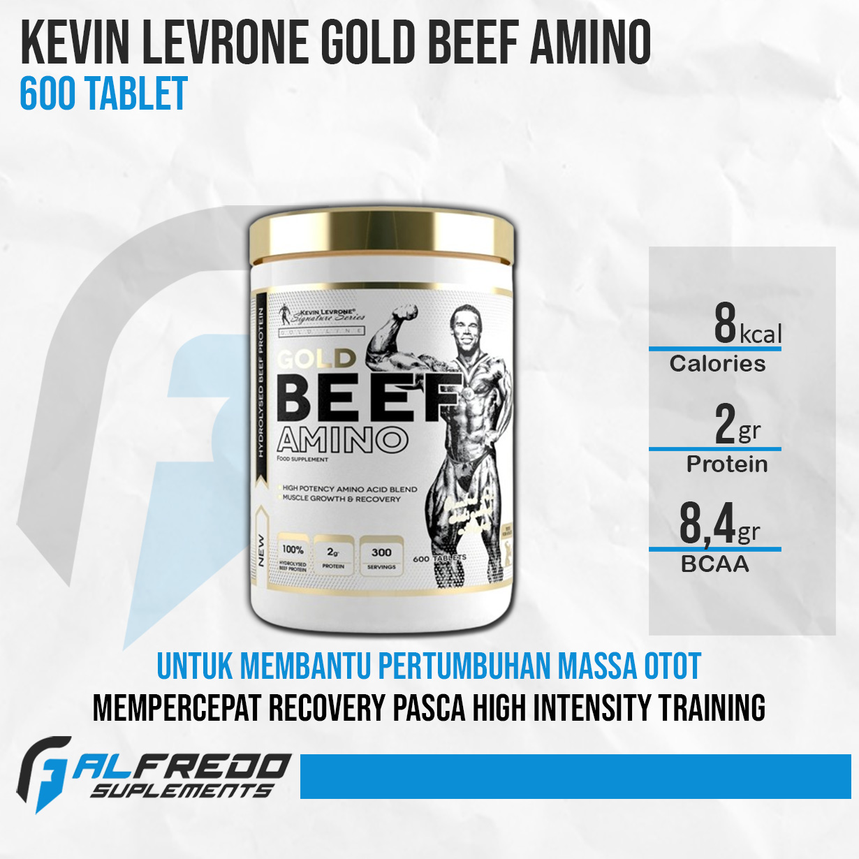 Kevin Levrone Gold Beef Amino 600 Tablets Muscle Growth & Recovery ...