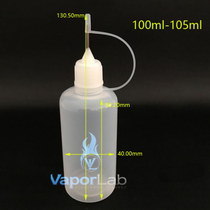 botol jarum suntik kosong refill liquid cairan lem s bottle PE 100 ml ...