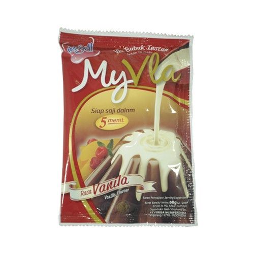 my VLA Rasa VANILA fla instant saos pudding puding agar sachet 60gr ...