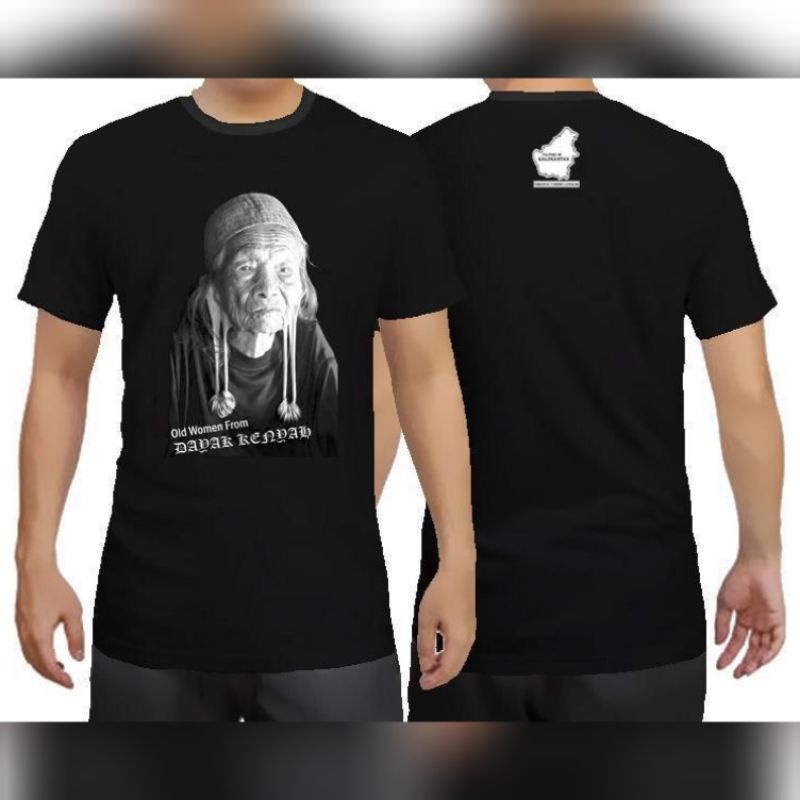 Baju Kaos Motif Suku Dayak Motif Khas Dayak Distro Kalimantan Lazada Indonesia