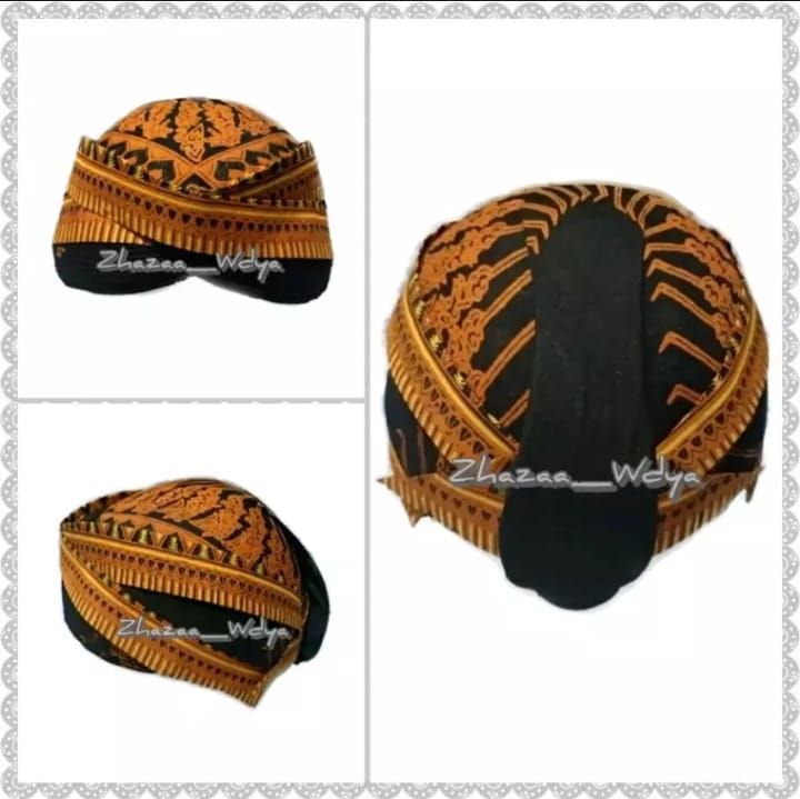 BLANKON SOLO JEBEH MOTIF CABUT / BLANKON ADAT JAWA/BISA BAYAR DI TEMPAT ...