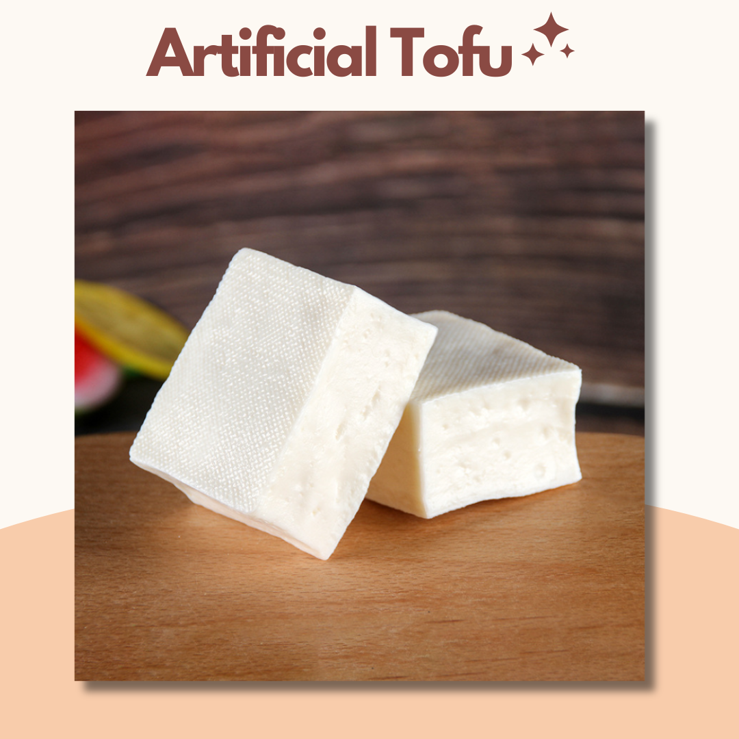 Artificial TOFU / TAHU TOFU palsu untuk model makanan atau props foto ...