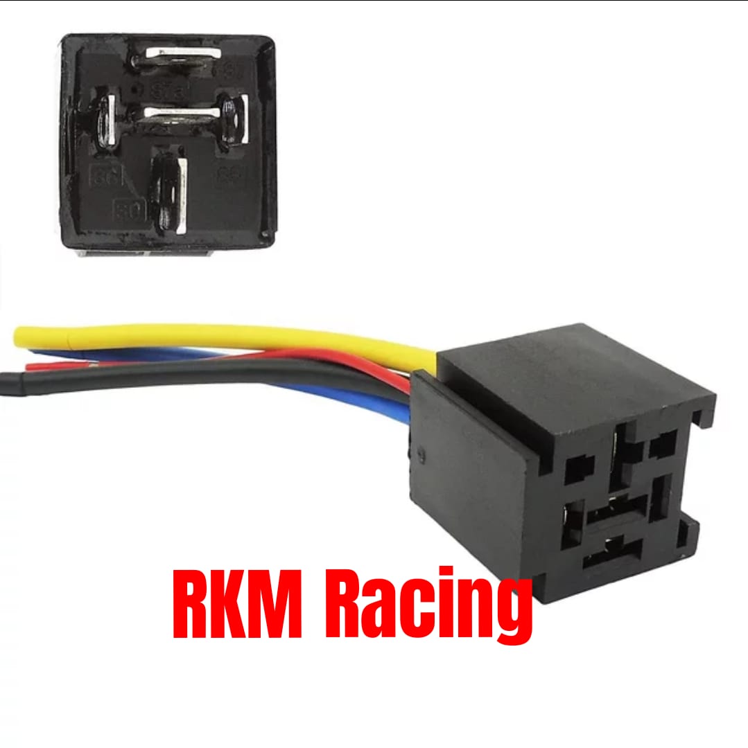 Socket soket 4 kaki kabel tembaga serabut fitting relay 4 pin | Lazada ...