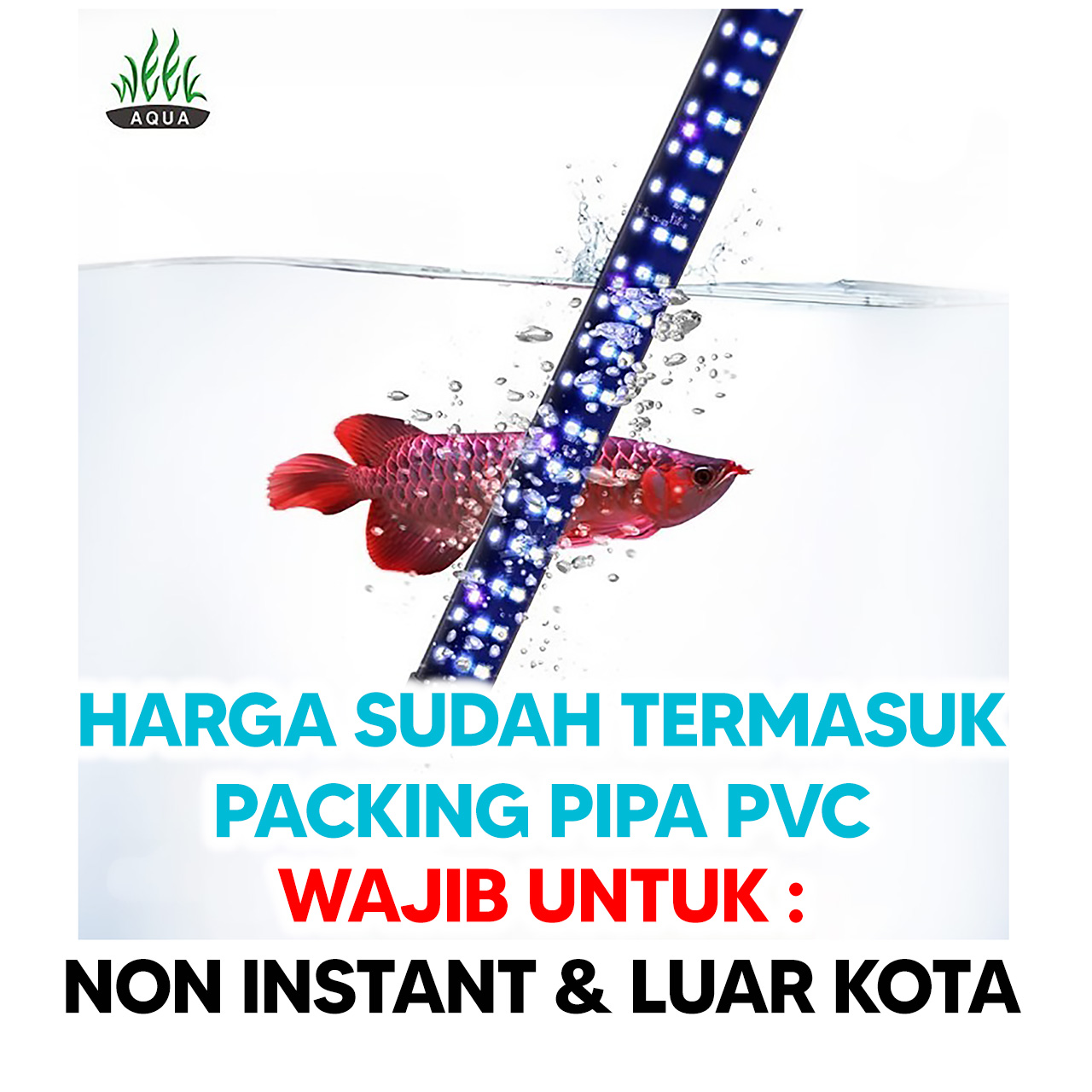 Lampu Week Aqua T12 BLUETOOTH Weekaqua Lampu View Tanning Celup | Lazada Indonesia