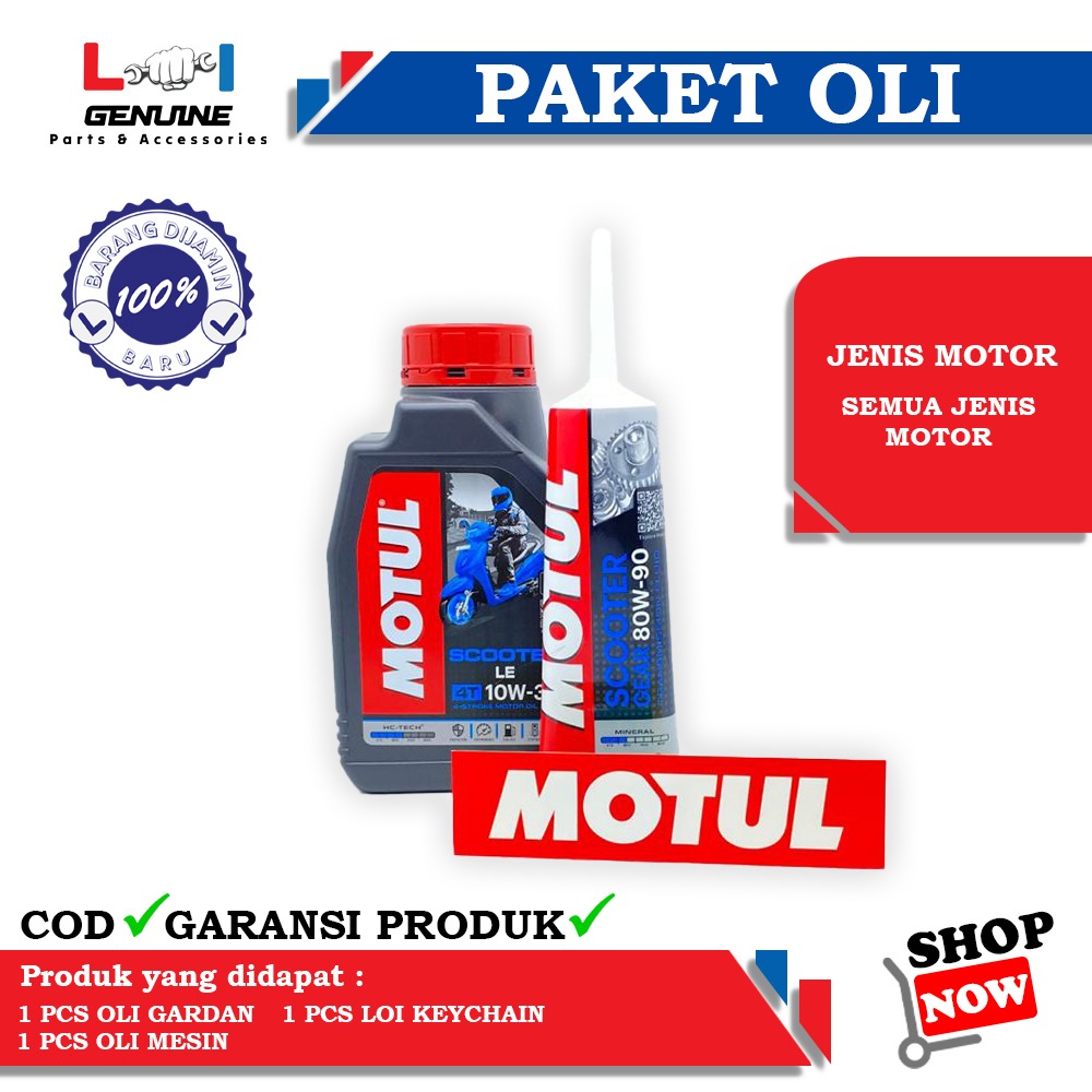 -LOI- OLI MOTUL MATIC ORIGINAL 800ML & MOTUL GEAR 120ML ORIGINAL ...