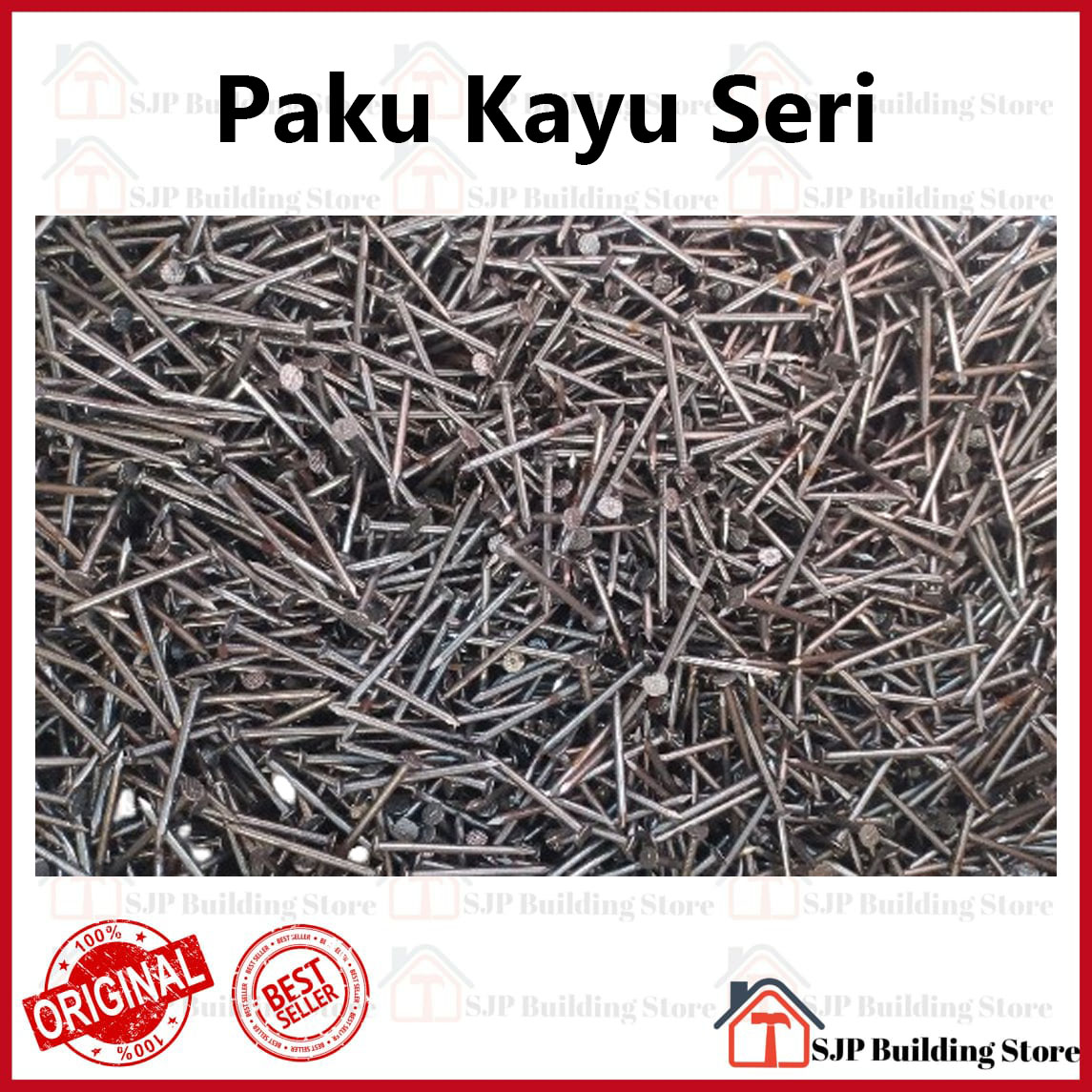 Paku Kayu Kuat dan Tajam Berbagai Ukuran 3cm, 5cm, 7cm, 10cm, 12cm per ...