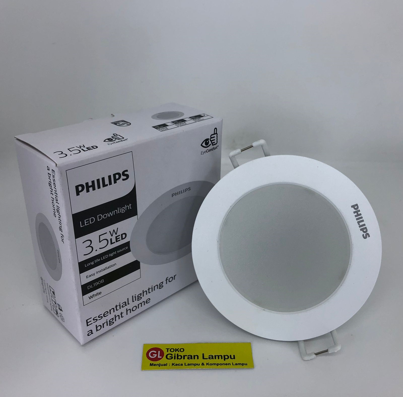 Lampu LED Downlight Panel Philips Essential White 3,5w 7w 10w - LED ...