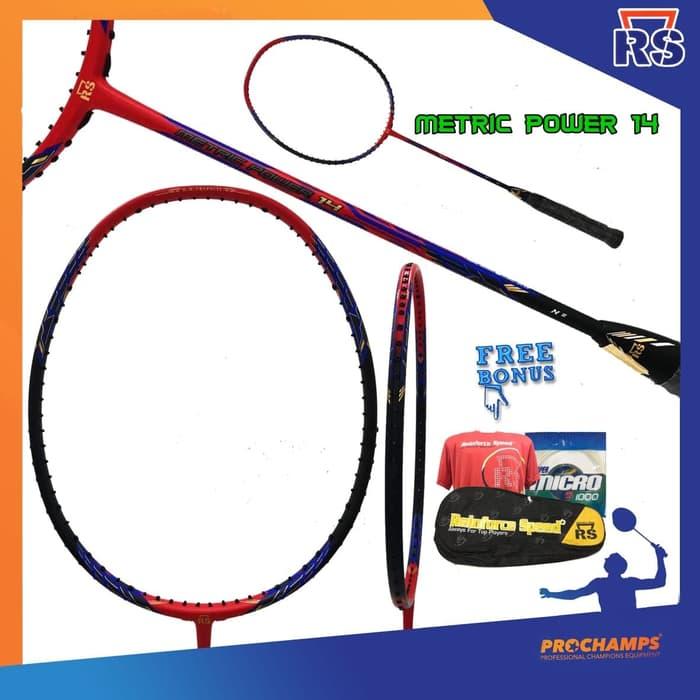 RAKET RS METRIC POWER 14 N III RAKET BADMINTON ORIGINAL | Lazada Indonesia