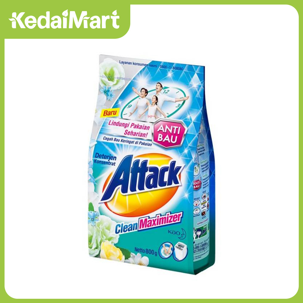 Attack Detergen Clean Max Hygiene 800 Gram | Lazada Indonesia