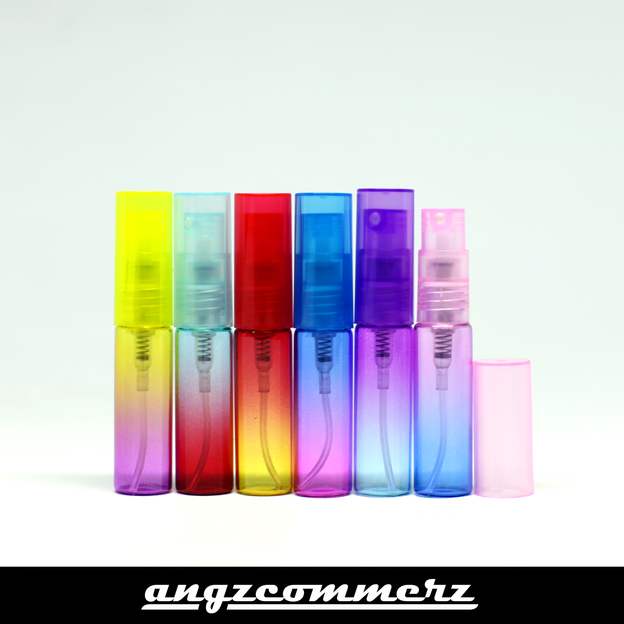 Botol Parfum Kaca Semprot Perfume Spray Bottle Warna Gradasi 4 ml ...