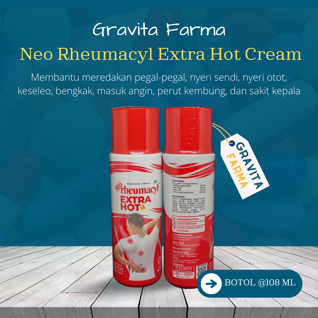 NEO RHEUMACYL Hot Cream Muscle & Joint 108 ml | Lazada Indonesia