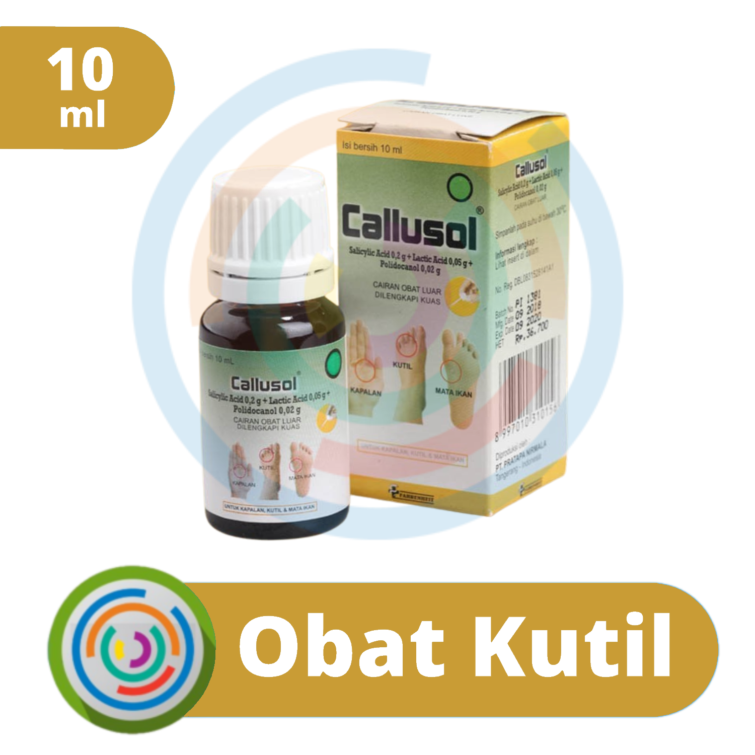 CALLUSOL - KUTIL | MATA IKAN | KAPALAN | TAHl LALAT | WART REMOVER ...