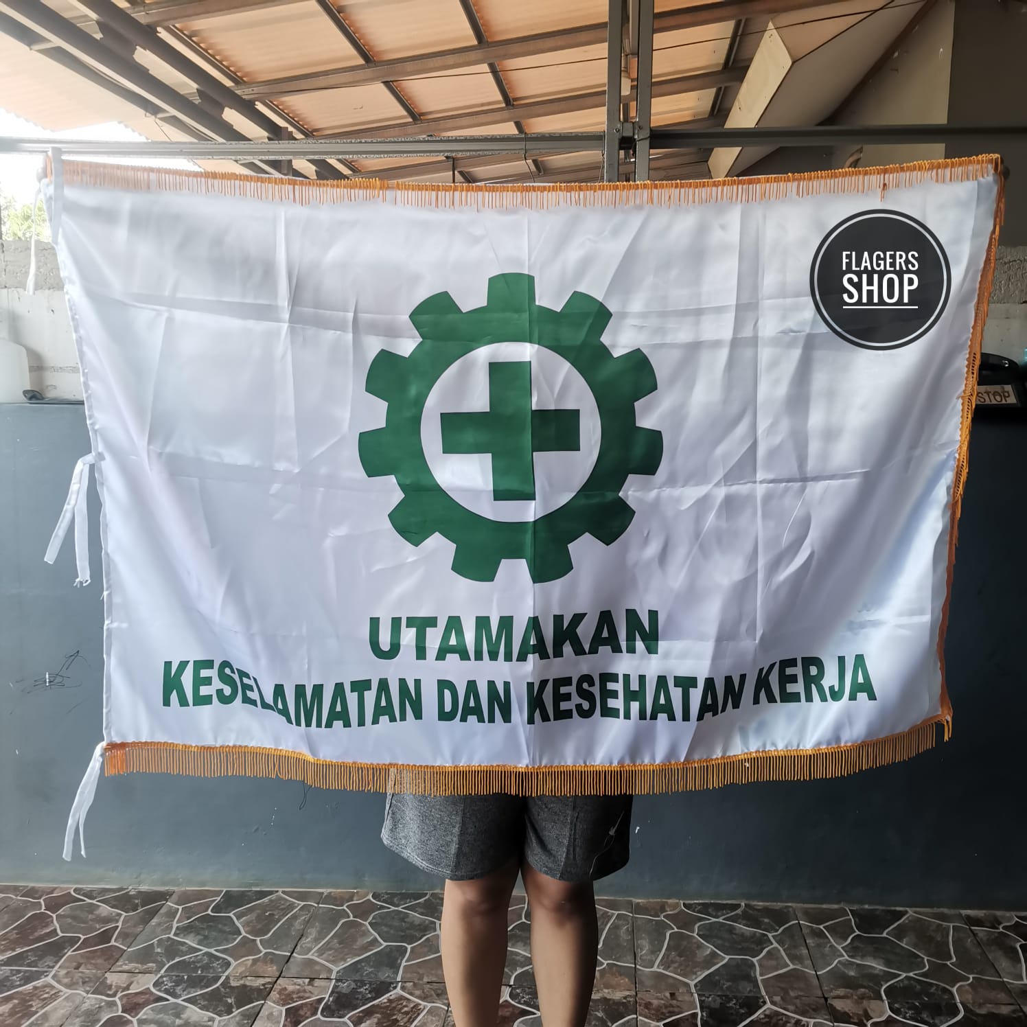 Bendera Ruangan K3 Standar Depnaker 90x135 cm - Ukuran Besar | Lazada ...