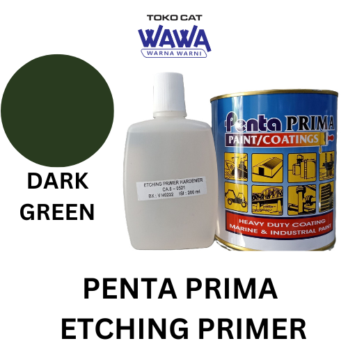 Etching Primer penta Prima 1liter/set cat dasar besi | Lazada Indonesia