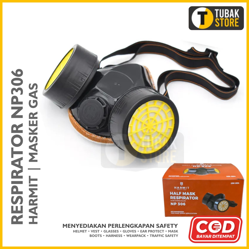 MASKER GAS RESPIRATOR NP 306 HARMIT SAFETY FRIST | Lazada Indonesia