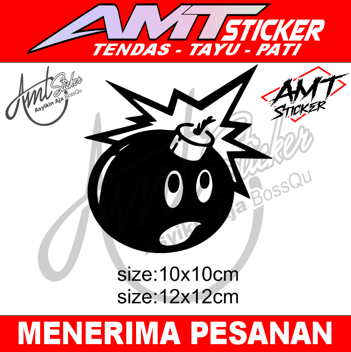 Stiker Gambar Cutting - Stiker Gambar Keren - Diameter 10 & 12 | Lazada ...