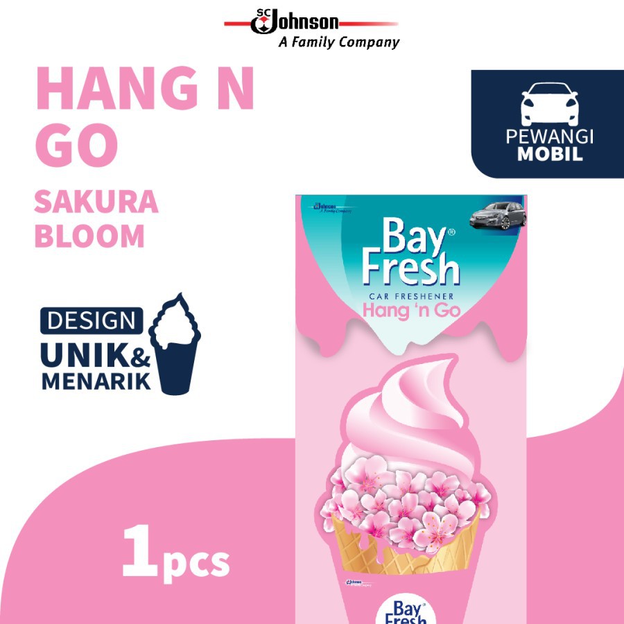 PARFUM PEWANGI INTERIOR MOBIL BAYFRESH HANG N GO AIR FRESHENER MODEL ...
