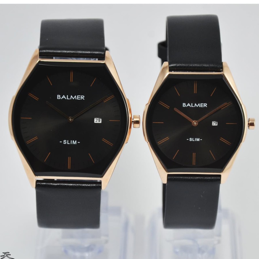 Jam Tangan Couple Balmer 7926 Original Tali Kulit | Lazada Indonesia
